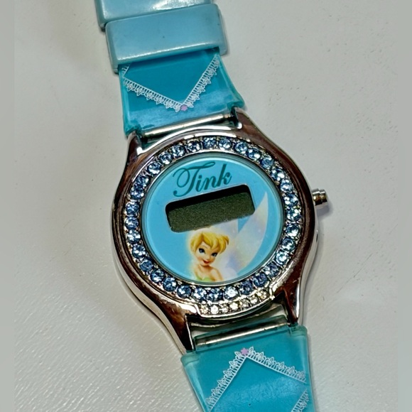 Disney | Accessories | Disney Vintage 9s Tinker Bell Fairy Baby Blue ...